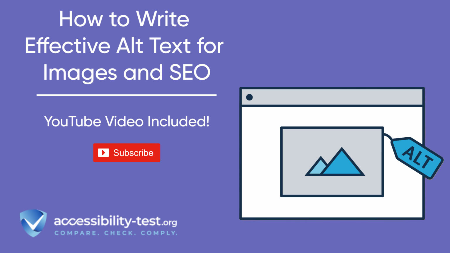 How to Write Effective Alt Text for Images and SEO - Accessibility Test
